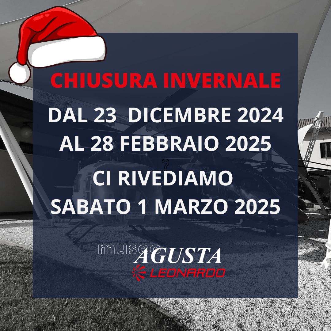 Chiusura estiva 2025 | Elicotteri | Museo Agusta